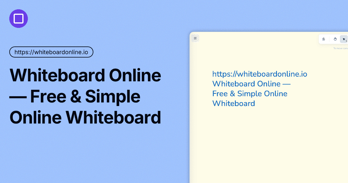 Whiteboard Online | Free Online Whiteboard